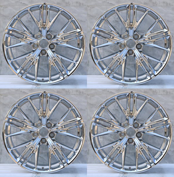20" C596-CHROME Wheels Rims for CHEVY CAMARO CHEVROLET 1LT 1SS 2SS LS ...