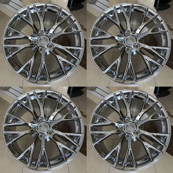 18" / 19" C591-CHROME Wheels Rims for CHEVY CORVETTE STINGRAY Z06 STYL – HYPERACE WHEELS
